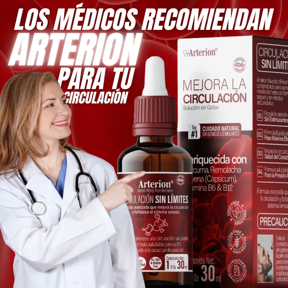 ARTERION - MEJORA TU CIRCULACIÓN Y VITALIDAD - ENVÍO GRATIS – Mancetti Mx